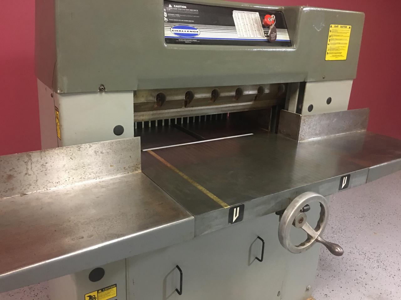 Lot #13: Challenge 265 Diamond Paper Cutter - Click for Video! - WireBids